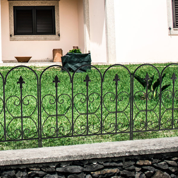 Ma Kulagaga Decorative Garden Fence Outdoor Coated Metal Rustproof 32in
